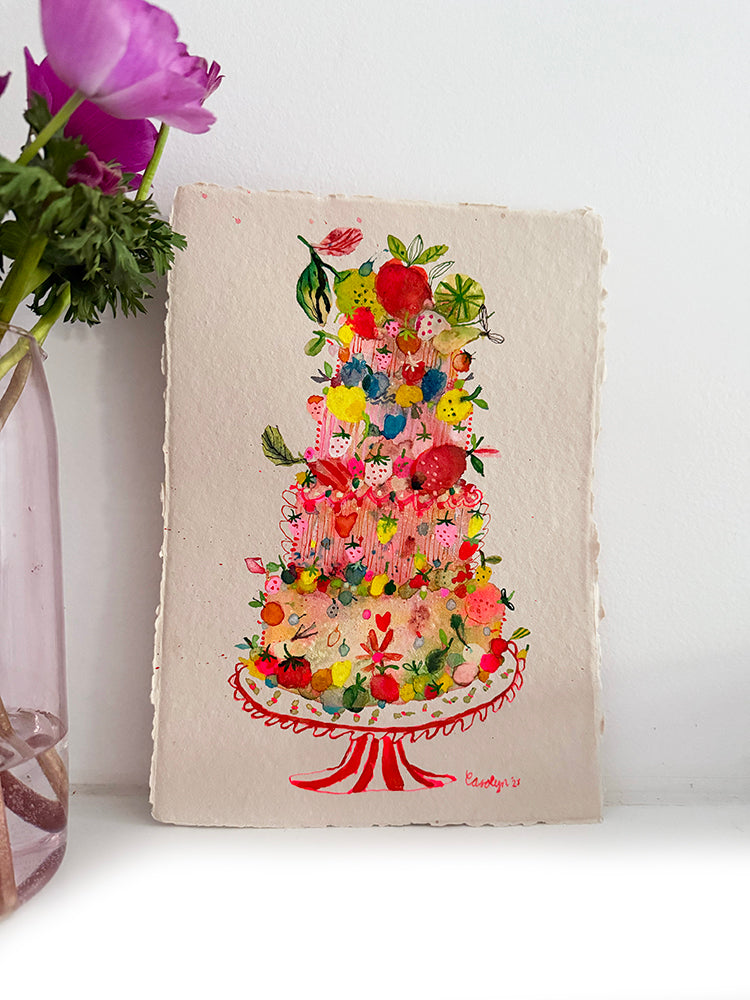 STRAWBERRY PEAR 5 LAYER ORIGINAL – Carolyn Gavin